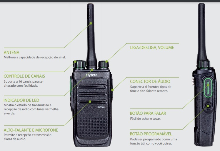 Hytera BD506 com excelente custo - benefício